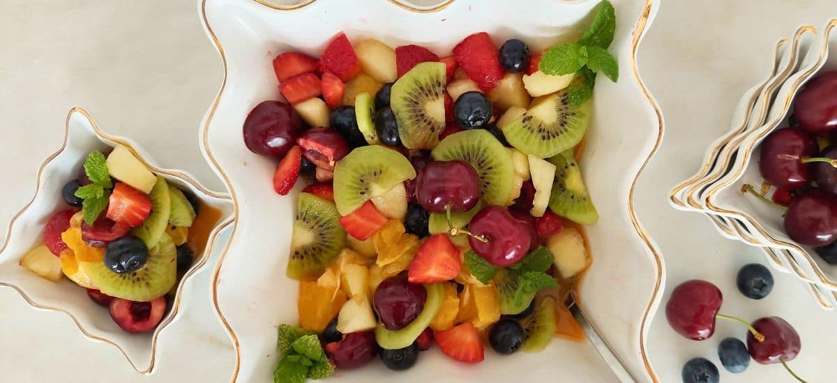 Receita de Salada de Fruta Saudável - Cozinhar e Saborear
